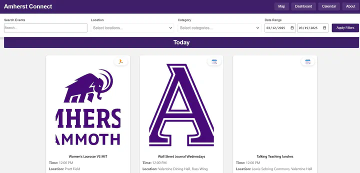 Amherst Connect | Hugo Academic CV Theme